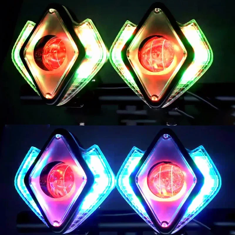 Night-God-Eye-RGB-Spotlight-Magic-Eye-Motorcycle-Front-Headlight-High ...