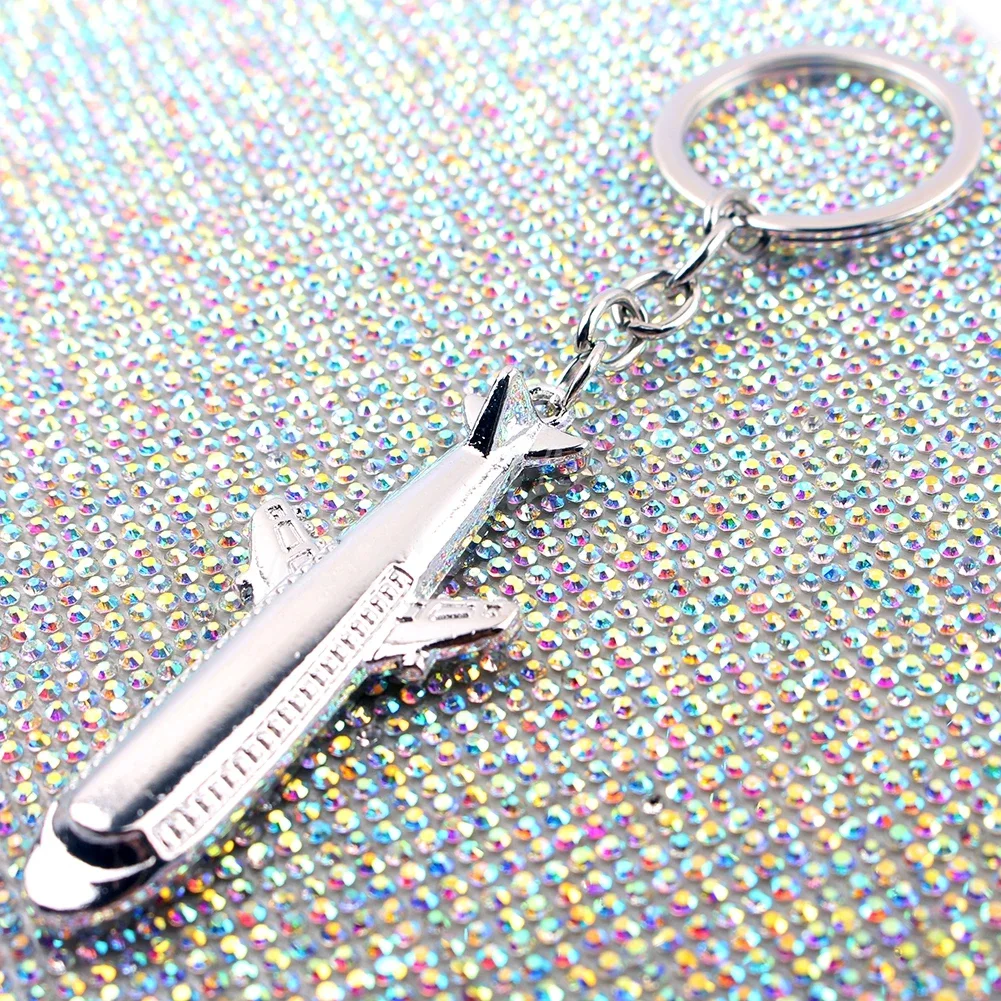 Creative-Passenger-Jet-Airline-Plane-Flat-Airplane-747-737-707-Keychain ...