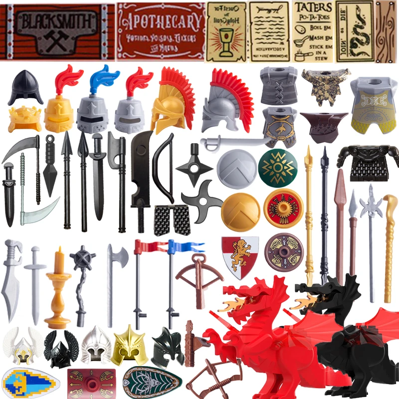 Building-Blocks-Medieval-Kinght-Solider-Figures-Gifts-Toys-Weapons ...