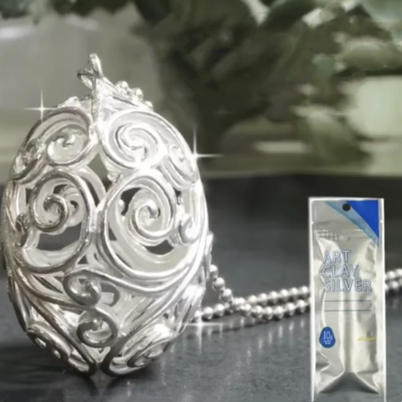 Japanese Sterling Silver Clay Needle Tube Type Silver Clay DIY Silver ...