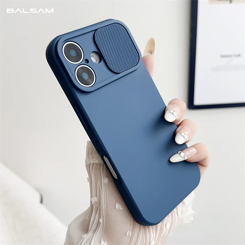 Slide-Camera-Lens-Protection-Soft-Silicone-Case-For-iPhone-16-15-14 ...