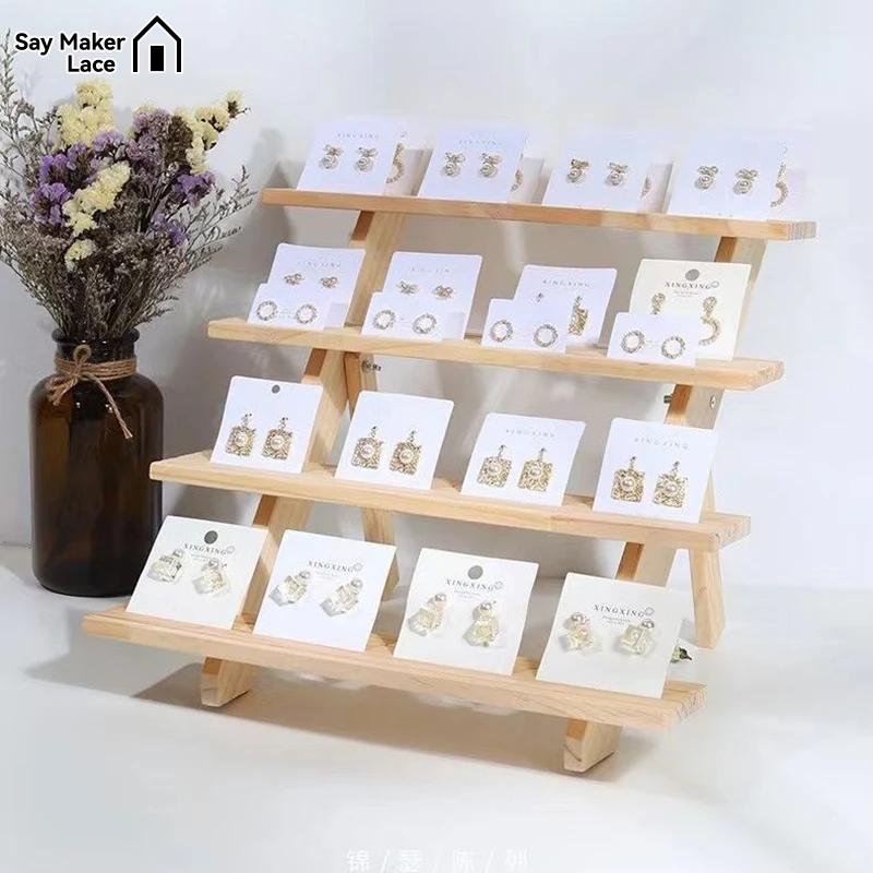 Multi-tiered-Display-Rack-Log-Ring-Earring-Stud-Display-Rack-Removable ...