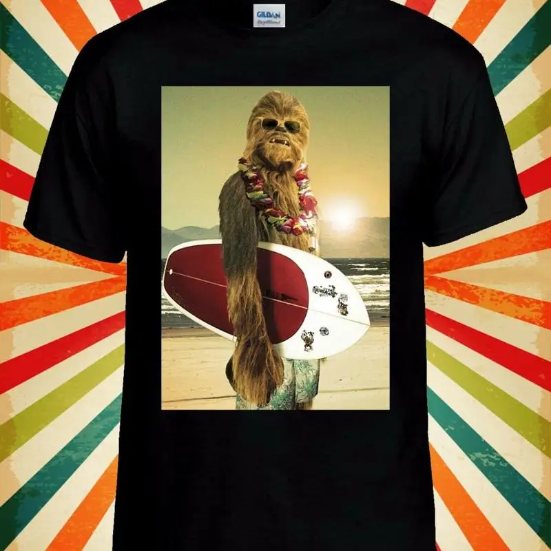 Chewbacca Surf Retro Cool Funny Men Women Vest Tank Top Unisex T Shirt ...