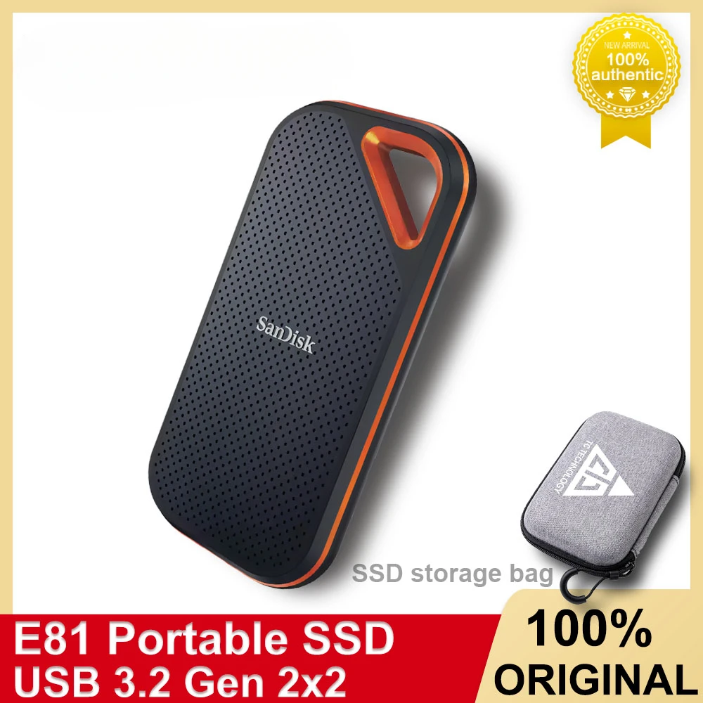Sandisk-E81-NVMe-SSD-External-Solid-State-Drive-Type-C-USB3-2-Gen2x2-up ...