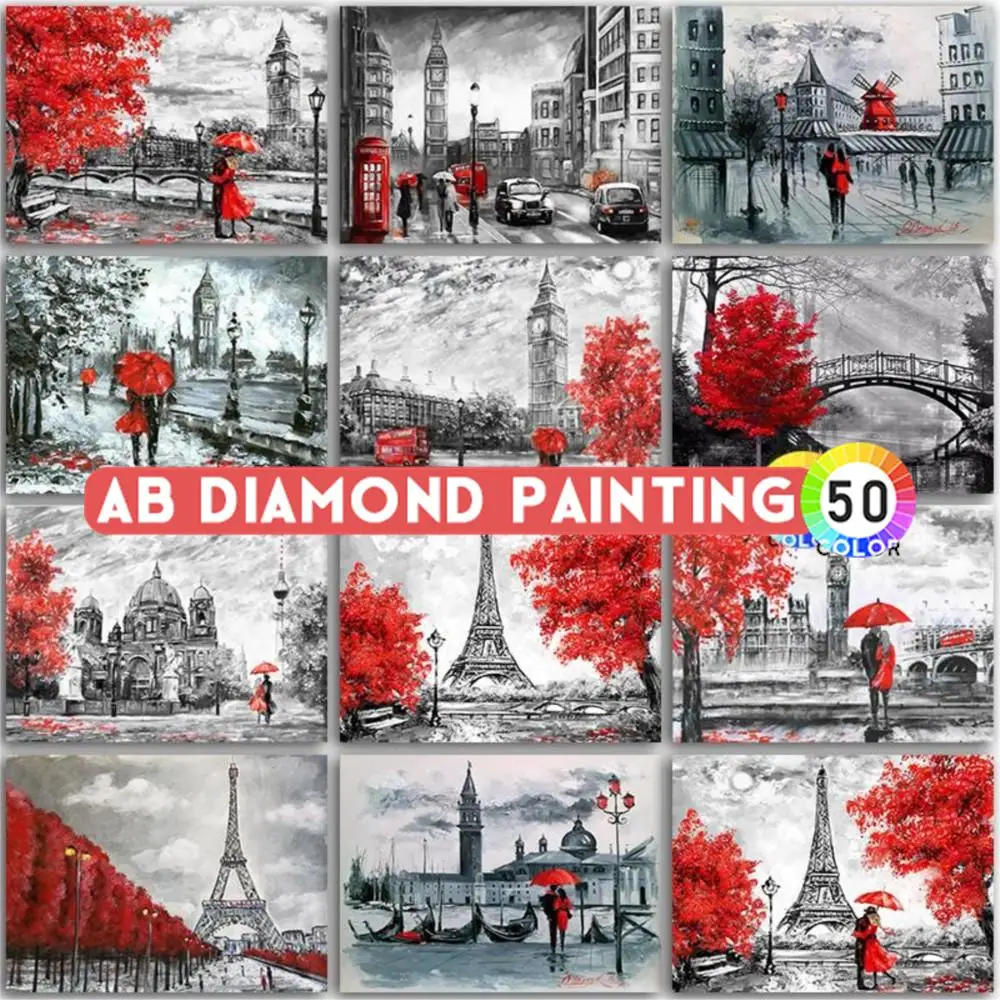 AB-Diamond-Painting-Paris-Eiffel-Tower-Landscape-Scenery-Full-Square ...
