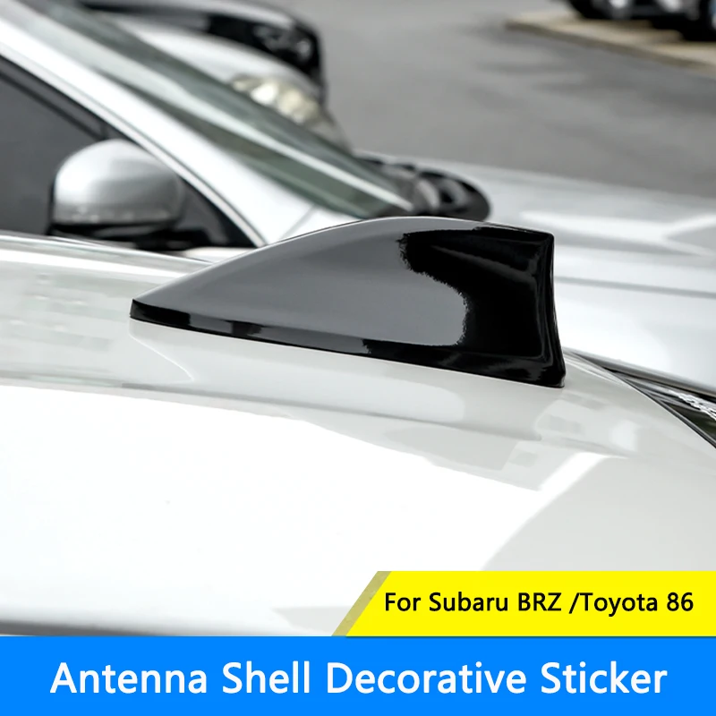 QHCP Car Shark Fin Antenna Cover Top Roof Antenna Decorative Trim Fits ...