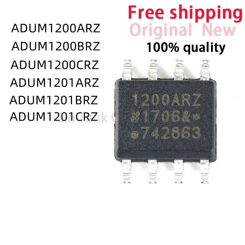 10pcs-New-ADUM1200ARZ-ADUM1200BRZ-ADUM1200CRZ-ADUM1201ARZ-ADUM1201BRZ ...