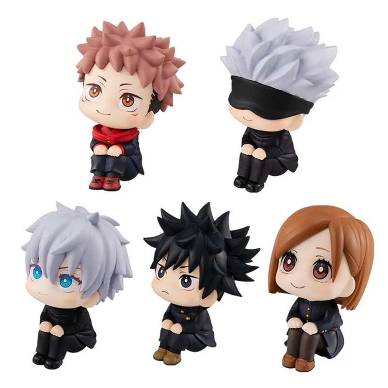 5pcs Cartoon Anime Jujutsu Kaisen Gojo Satoru Kugisaki Q Version Yuji ...