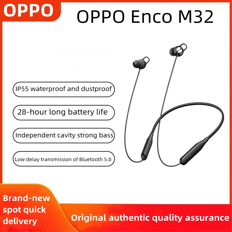 Original-OPPO-Enco-M32-Neck-mounted-wireless-Bluetooth-headset-Neck ...