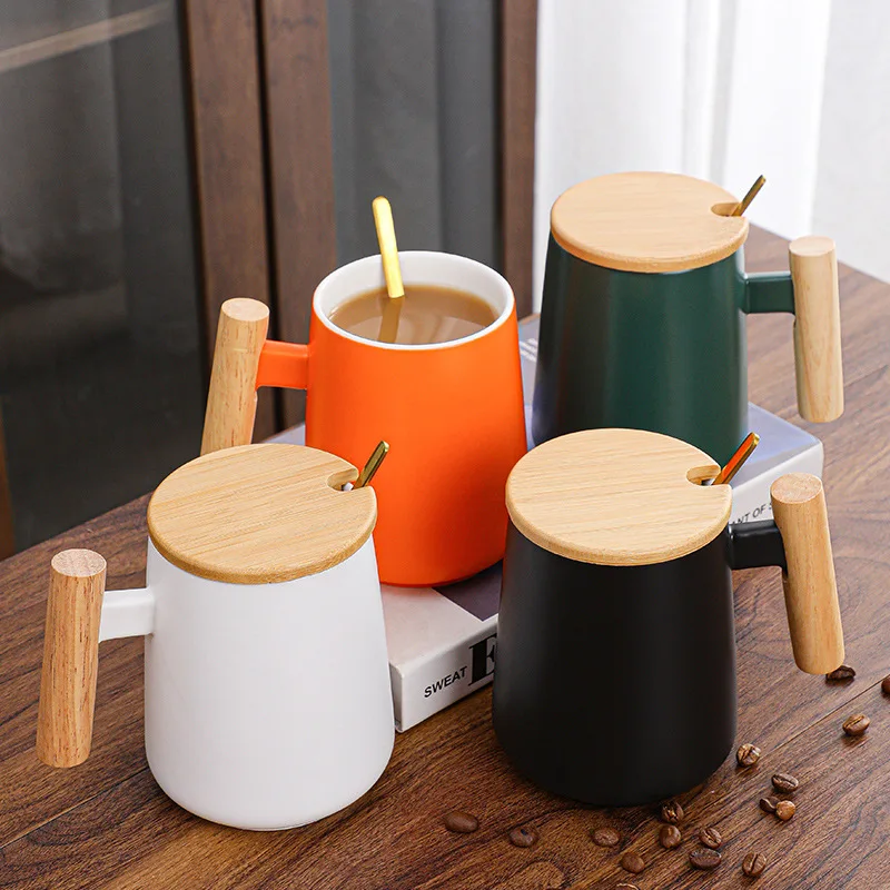 Taza-de-caf-de-cer-mica-de-480ml-con-tapa-de-mango-cuchara-Canecas-de ...