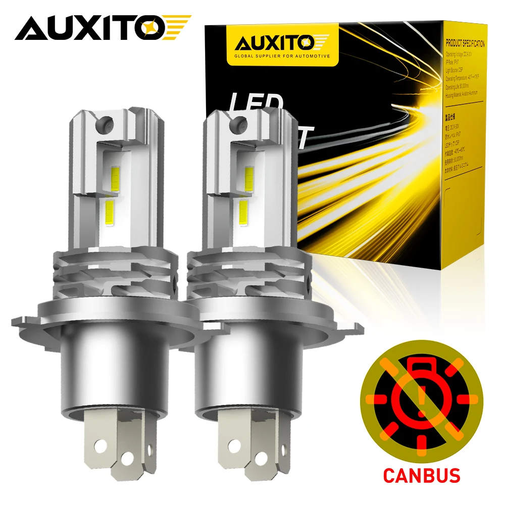 AUXITO-H4-Led-Headlight-for-Cars-Canbus-Fanless-Hi-Lo-High-and-Low-Beam ...