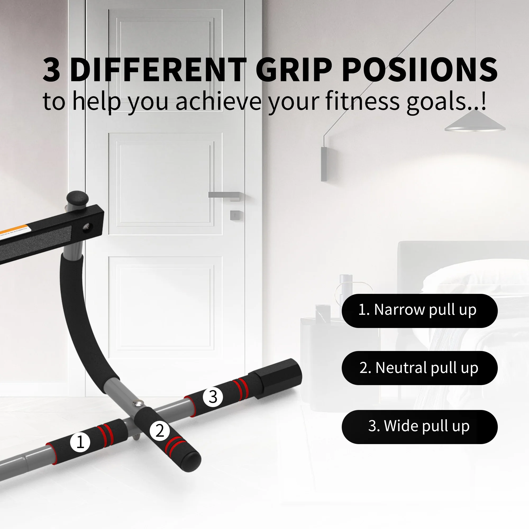 Adjustable Doorway Pull-Up Bar – Living Outdoor Shop