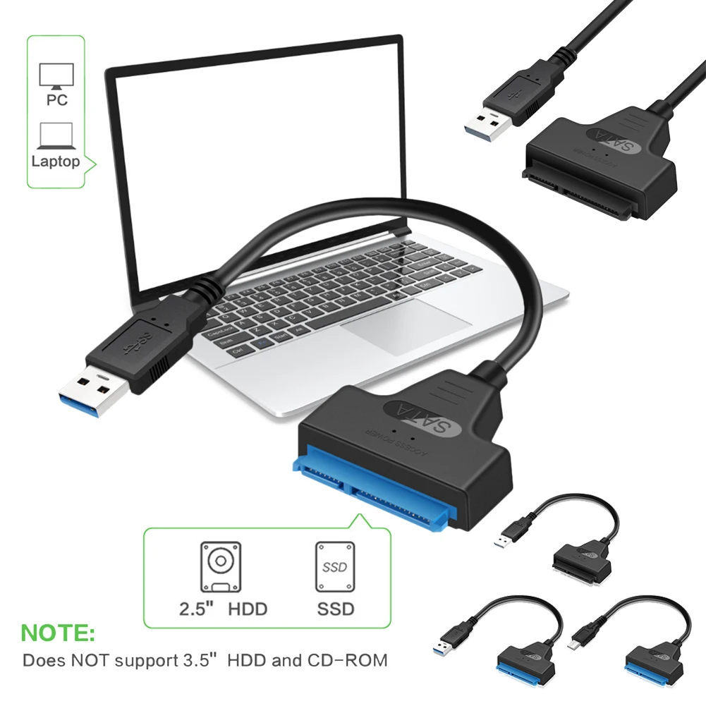 Hard Disk Reader Usb | Hard Drive Disk Reader | Ssd Adapter Usb Pin ...
