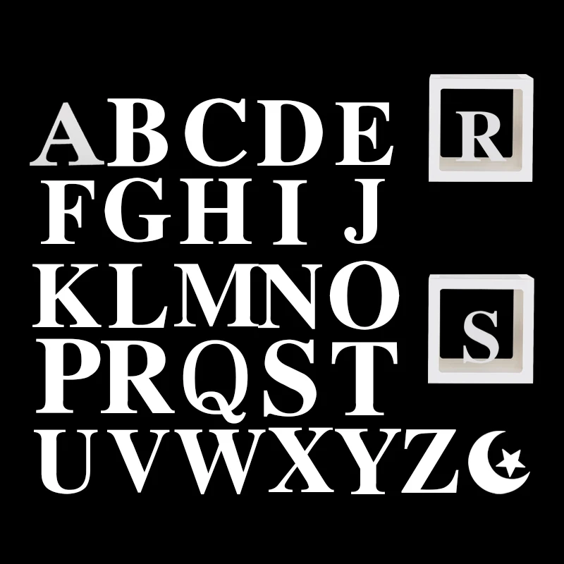 Caja-de-globos-para-beb-relleno-de-letras-transparentes-caja-de-globos ...