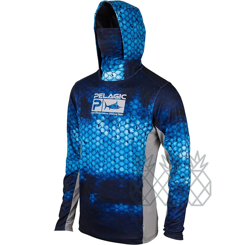 Fishing-Shirts-UPF-50-Men-Long-Sleeve-Fish-Hood-Mask-UV-Neck-Gaiter ...