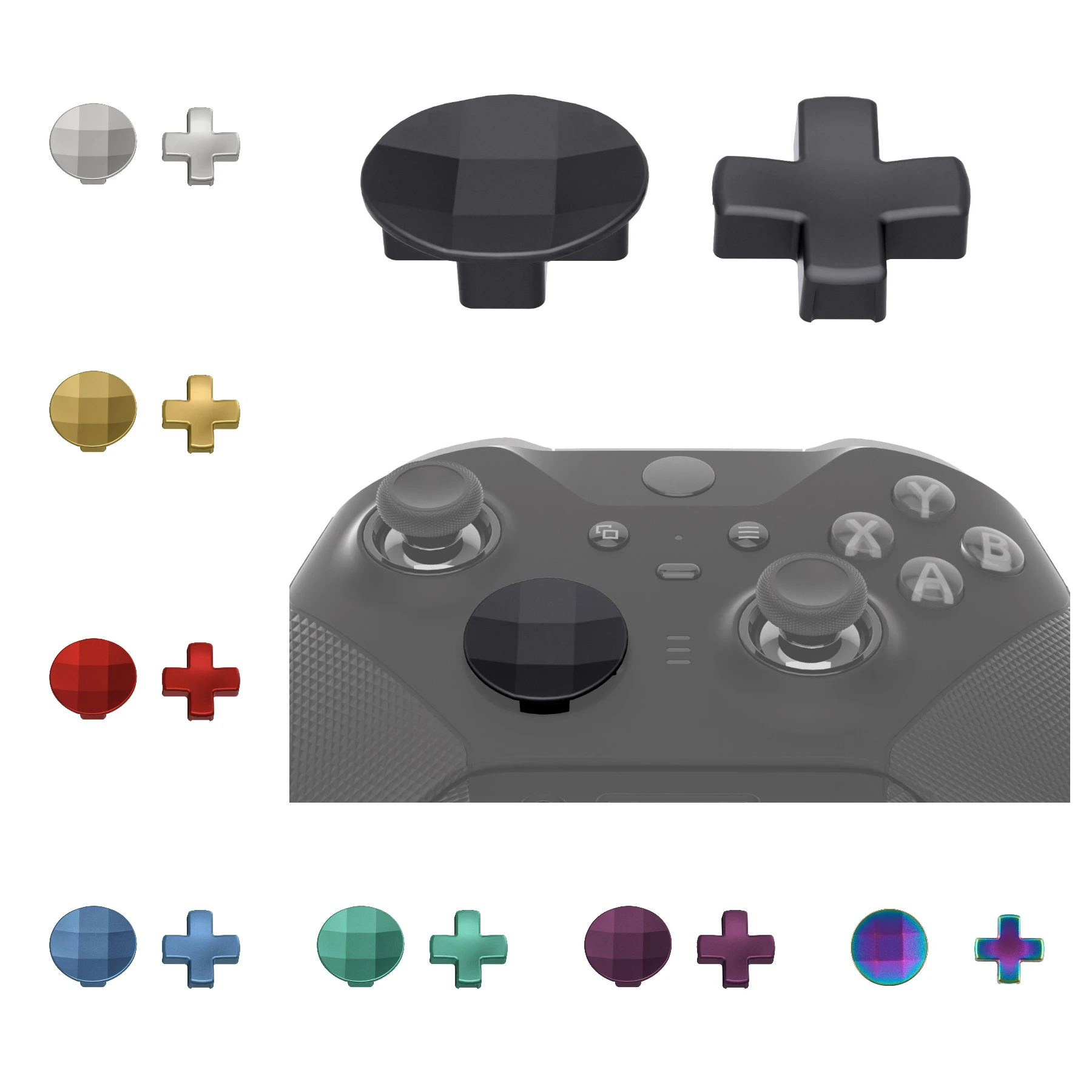 eXtremeRate Replacement Parts Directional Pad Button Kits for Xbox ...