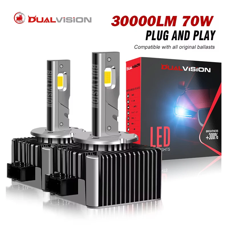 Dualvision-D1S-LED-Headlights-HID-D3S-D2S-D4S-D4R-D8S-D1R-D2R-D3R-Turbo ...