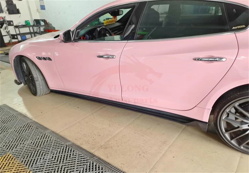 For Maserati Quattroporte High Quality Real Carbon Fiber Front Lip Rear ...