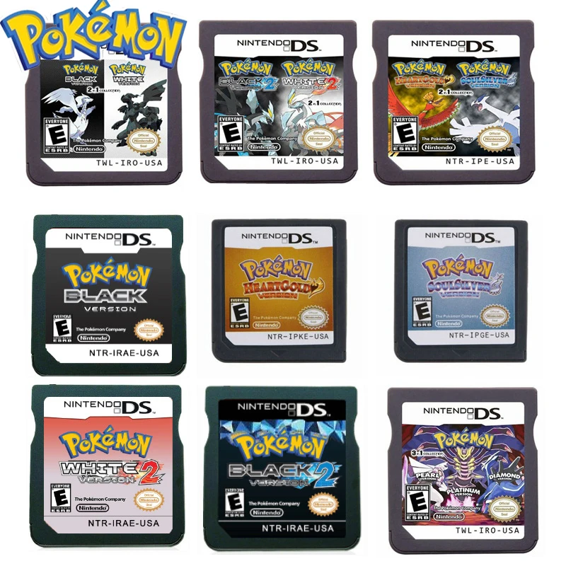 Tarjeta-de-juego-Pokemon-Pikachu-3DS-NDS-para-Nintendo-videojuego-coleccionable-tarjeta ...