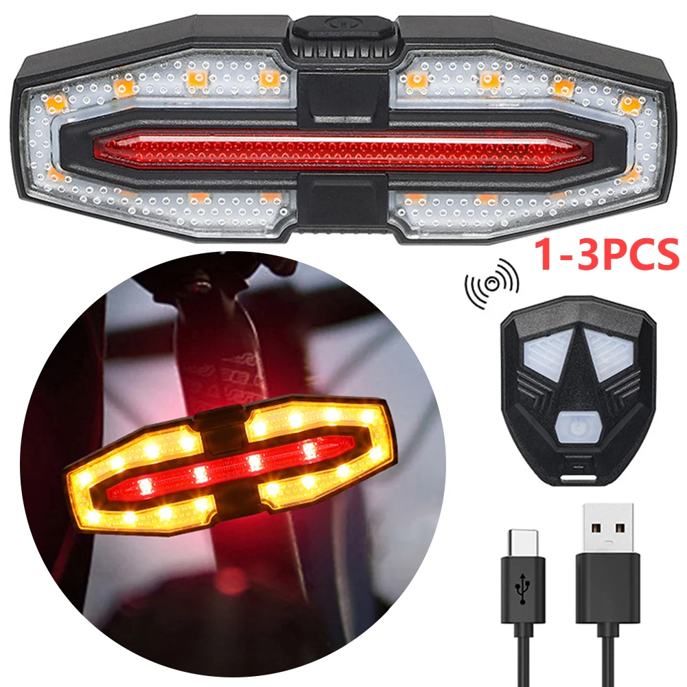 Bike-Lights-Back-Rear-Light-Rechargeable-Bike-Indicator-Lights-Safety ...
