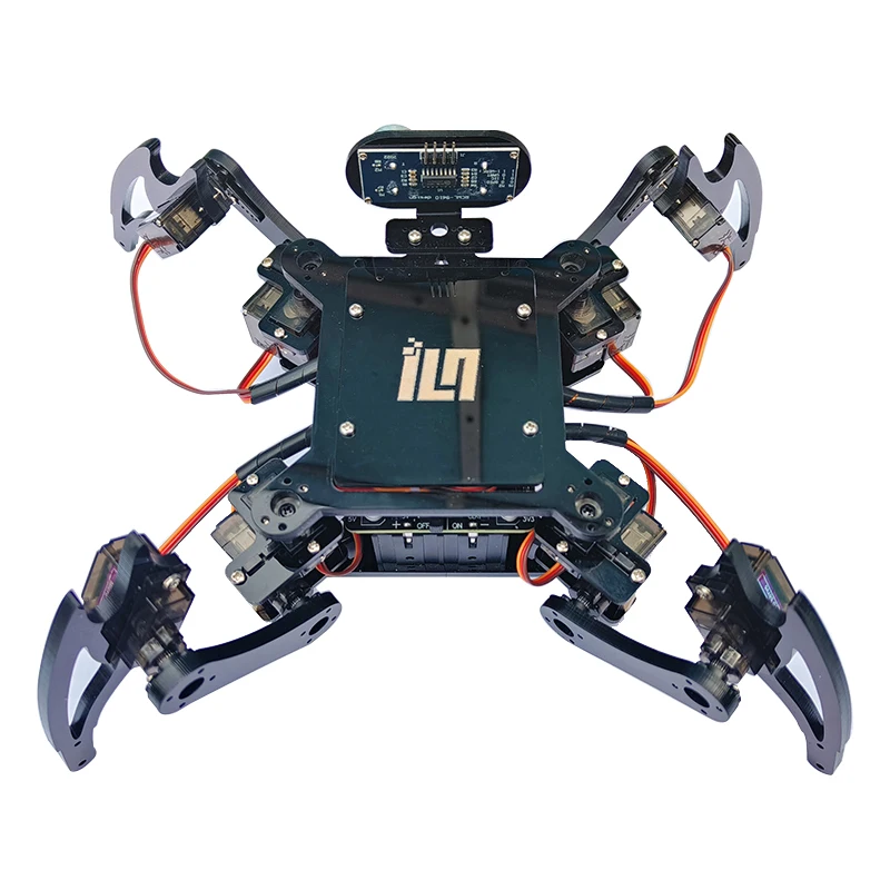 STEAM Educational Toy Quadruped Spider Robot Kit for Arduino Wireless Remote Control Walking ...