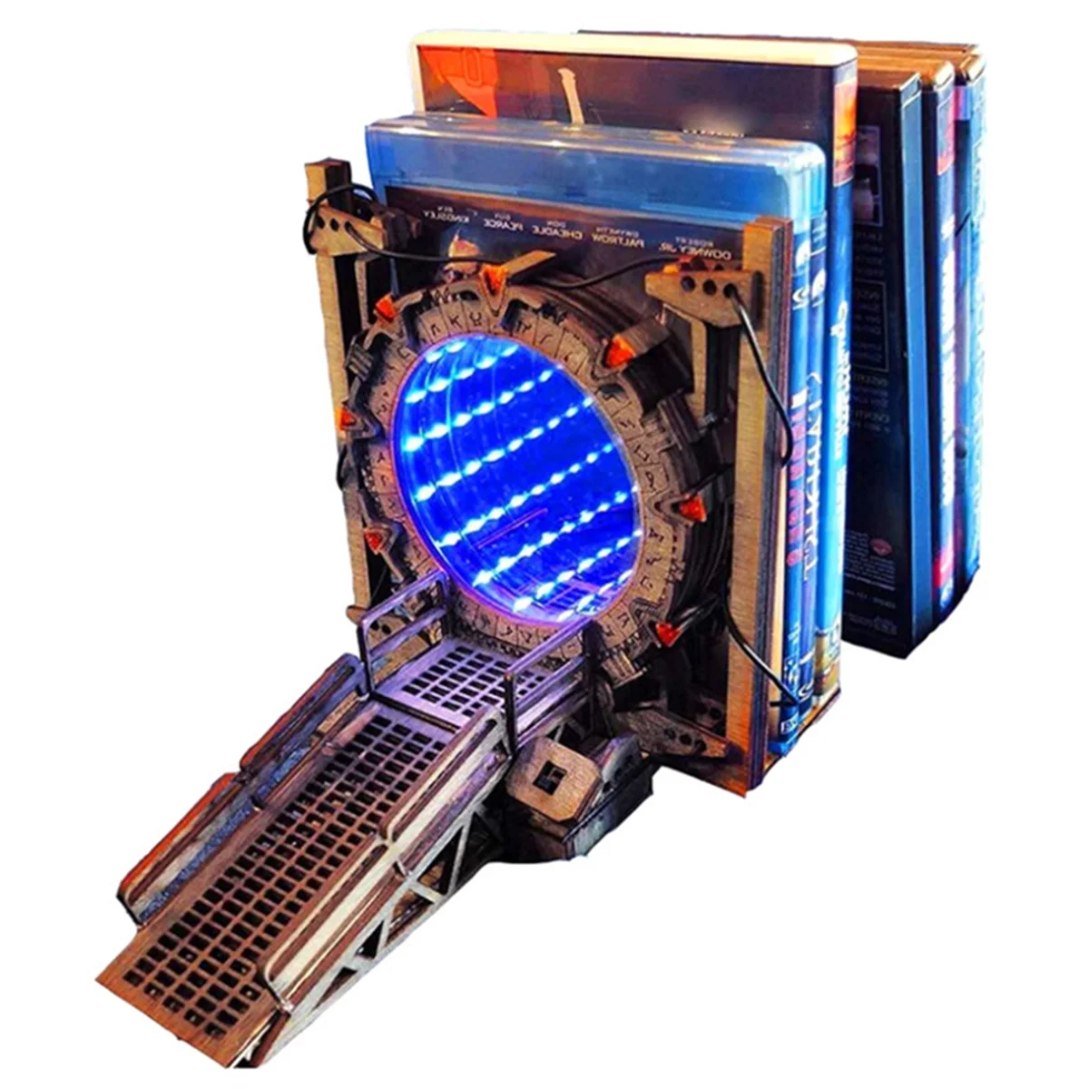 Stargate Bookends, Ornaments, Table Lamps, Gifts, LED Lighted Portal ...
