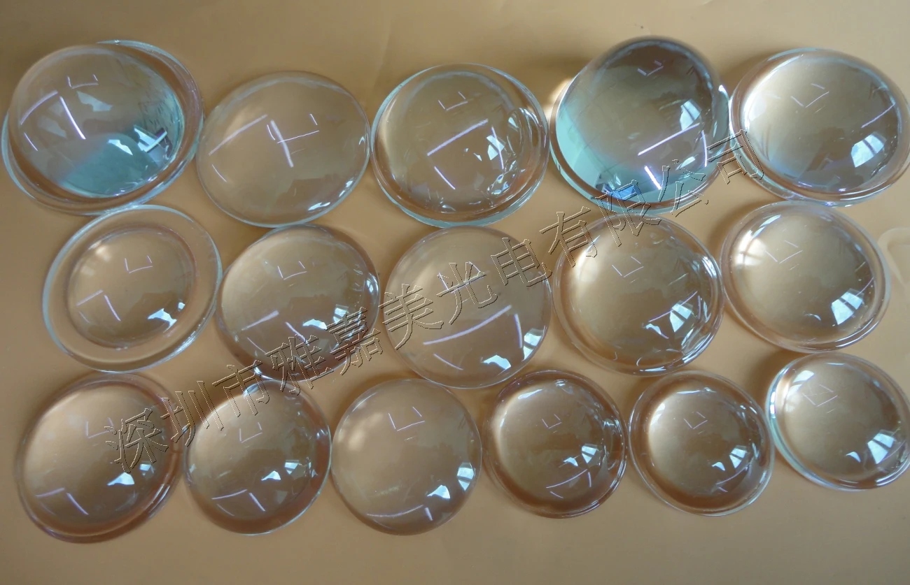 Plano Convex Optical Glass Lens For Led Flashlight Torch Auto Car Lamp ...