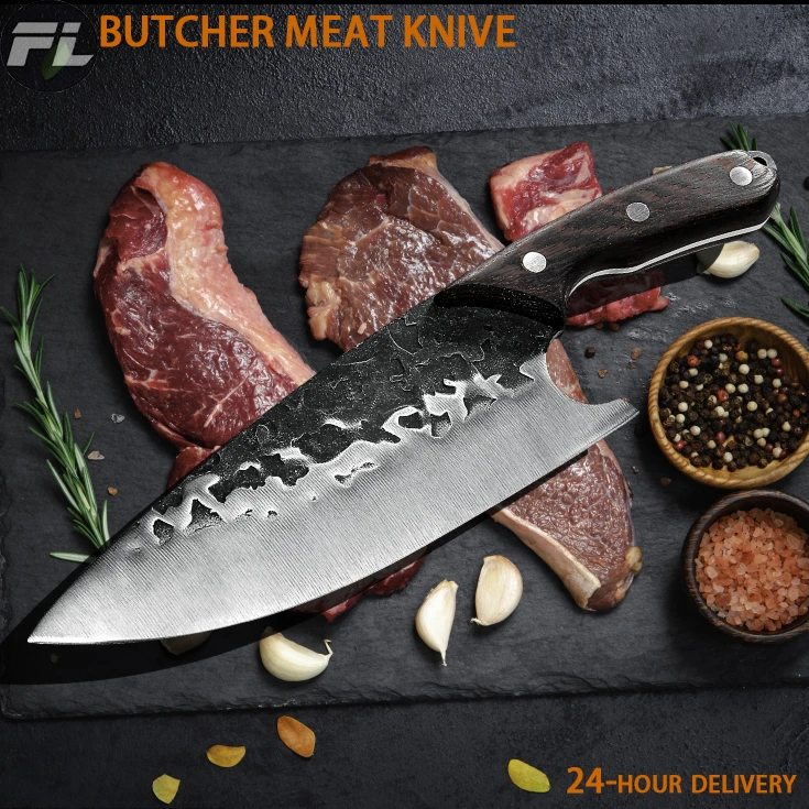 Boning Knife Japanese High Carbon Stainless Steel Butcher Meat Knive ...