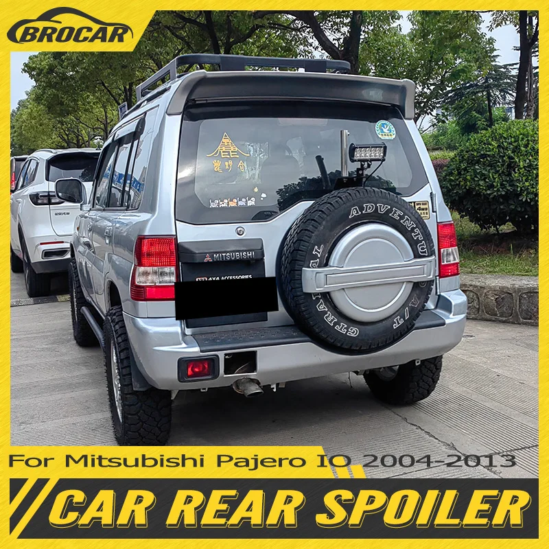 For-Mitsubishi-Pajero-IO-2004-2013-ABS-Plastic-Car-Tailgate-Glossy ...