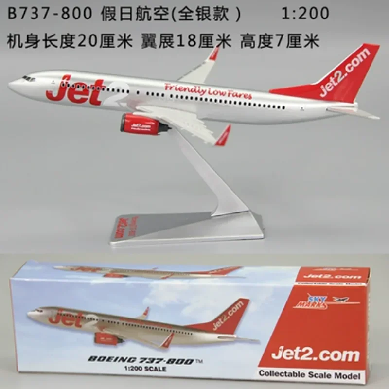 1-200-Scale-A321-B737-800-Jet-2-Holidays-ABS-Plastic-Airplane-Model ...