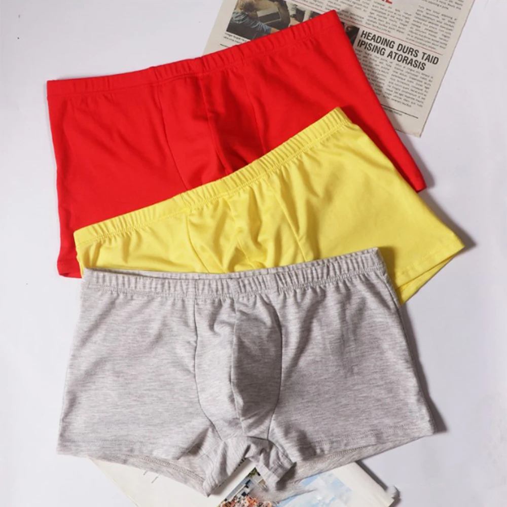 Men Breathable Soft Shorts U Convex Pouch Underwear Low Rise Boxer ...