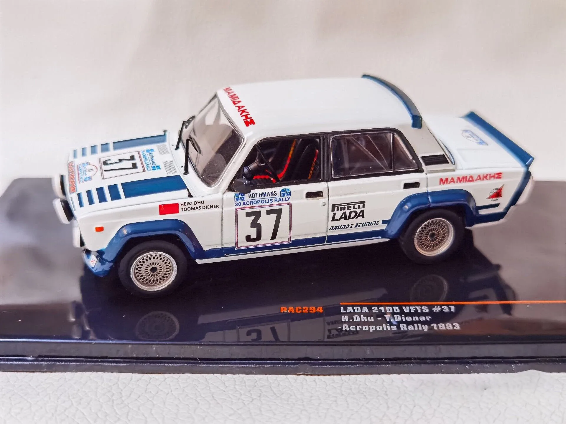 Diecast-1-43-Scale-LADA-2105-VFTS-1983-WRC-Alloy-Car-Model-Retro ...