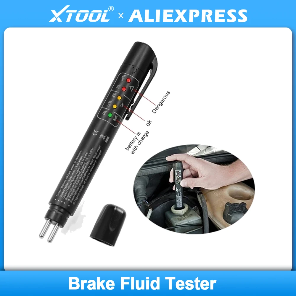 2024-Brake-Fluid-Tester-Car-Liquid-testing-With-5-LED-Indicator-Display ...