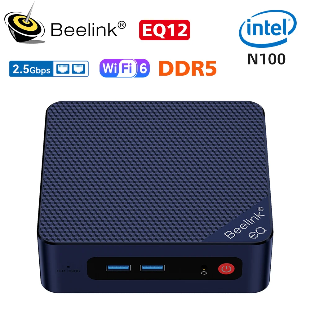 Beelink EQ12 EQ12 Pro Intel 12th N100 N305 Mini Pc Windows 11 DDR5 8Gb 500Gb Nvme Ssd ...