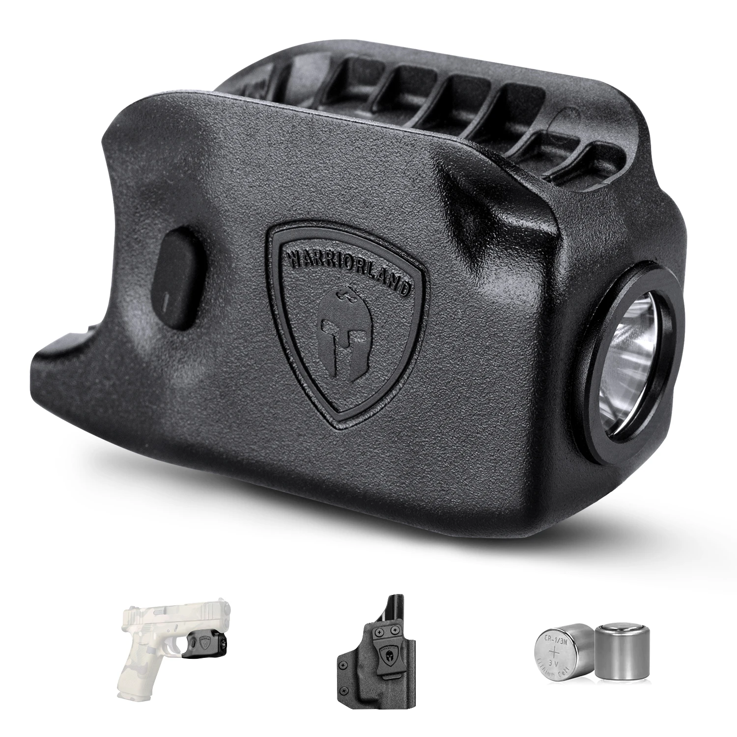 WARRIORLAND Mini Gun Light Series with Kydex Holster For Glock 17 19 43 ...
