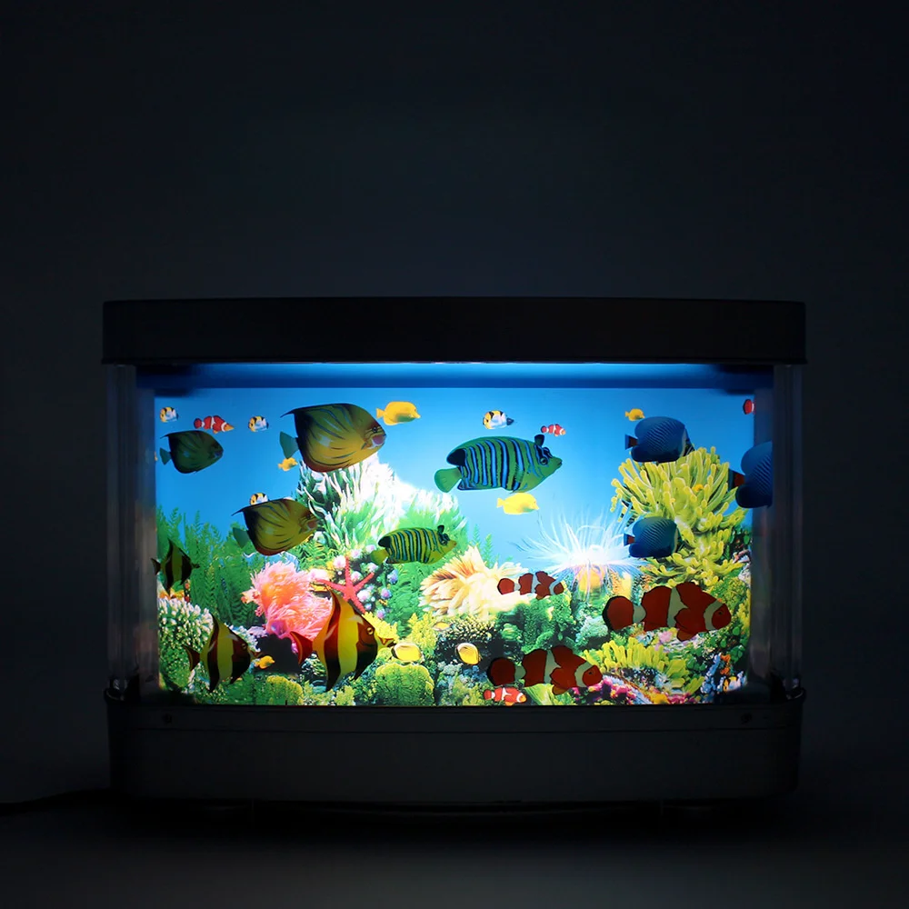 Moving Fish Lamp