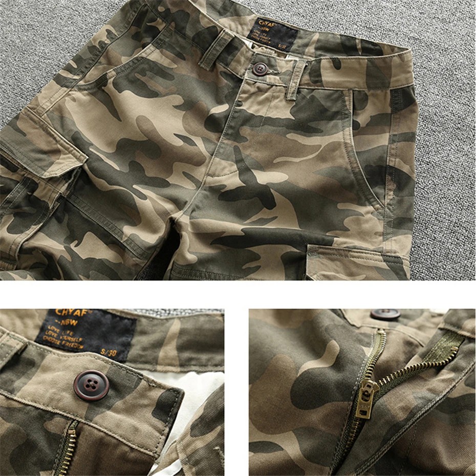 Mens Camouflage Military Style Shorts Stock Photo, 51% OFF