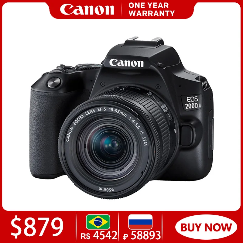 Canon Camera Eos 200d Ii Rebel Sl3 250d Aps-c Dslr Digital Cameras For ...