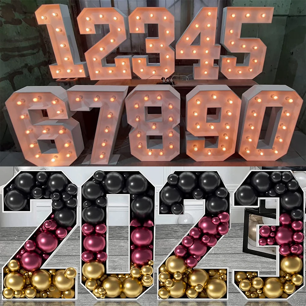 Big-Giant-Marquee-Light-Up-Number-Kit-for-Birthday-Wedding-Anniversary ...