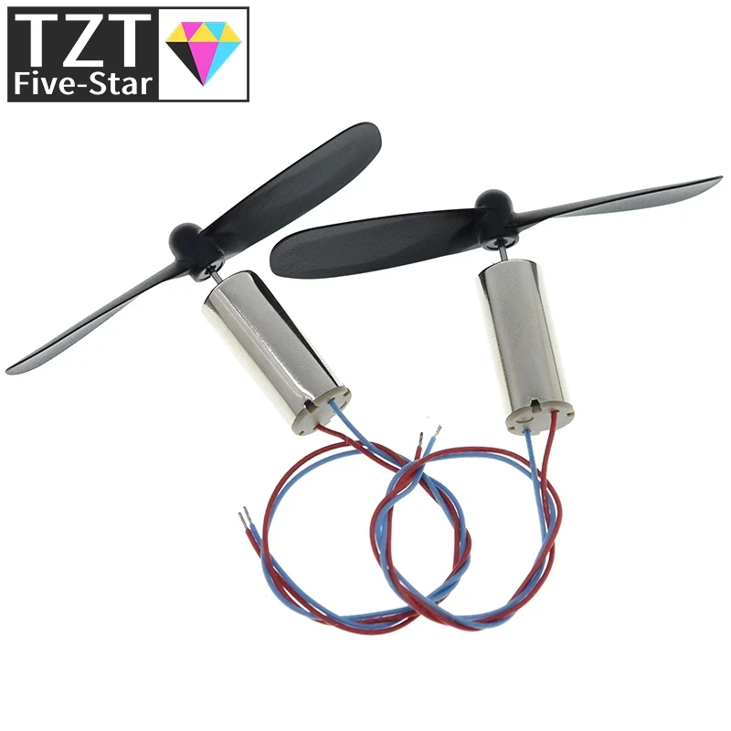 1set=2pcs DC3.7-4.2V 716 7*16MM Micro DIY Helicopter Coreless DC Motor ...
