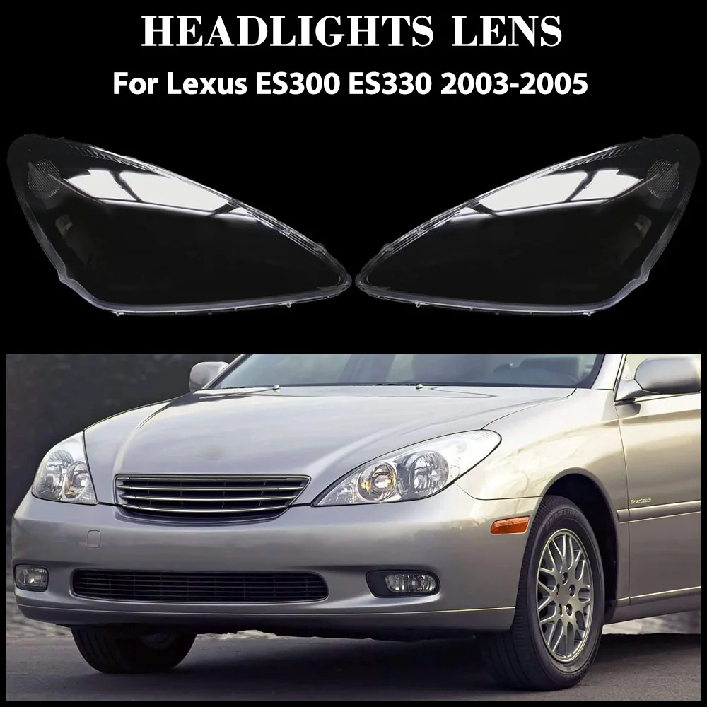 For Lexus ES ES300 ES330 2003 2004 2005 Front Headlight Cover Headlamps ...