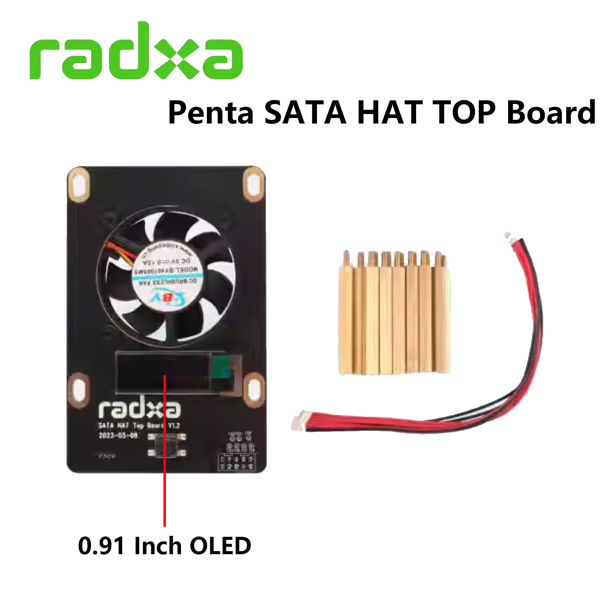 Penta SATA HAT TOP Board optional Radxa Penta SATA HAT for Raspberry pi ...