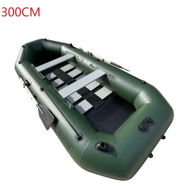 Solar-Marine-9-8ft-Inflatable-Boat-4-Person-Folding-Portable-Fishing ...