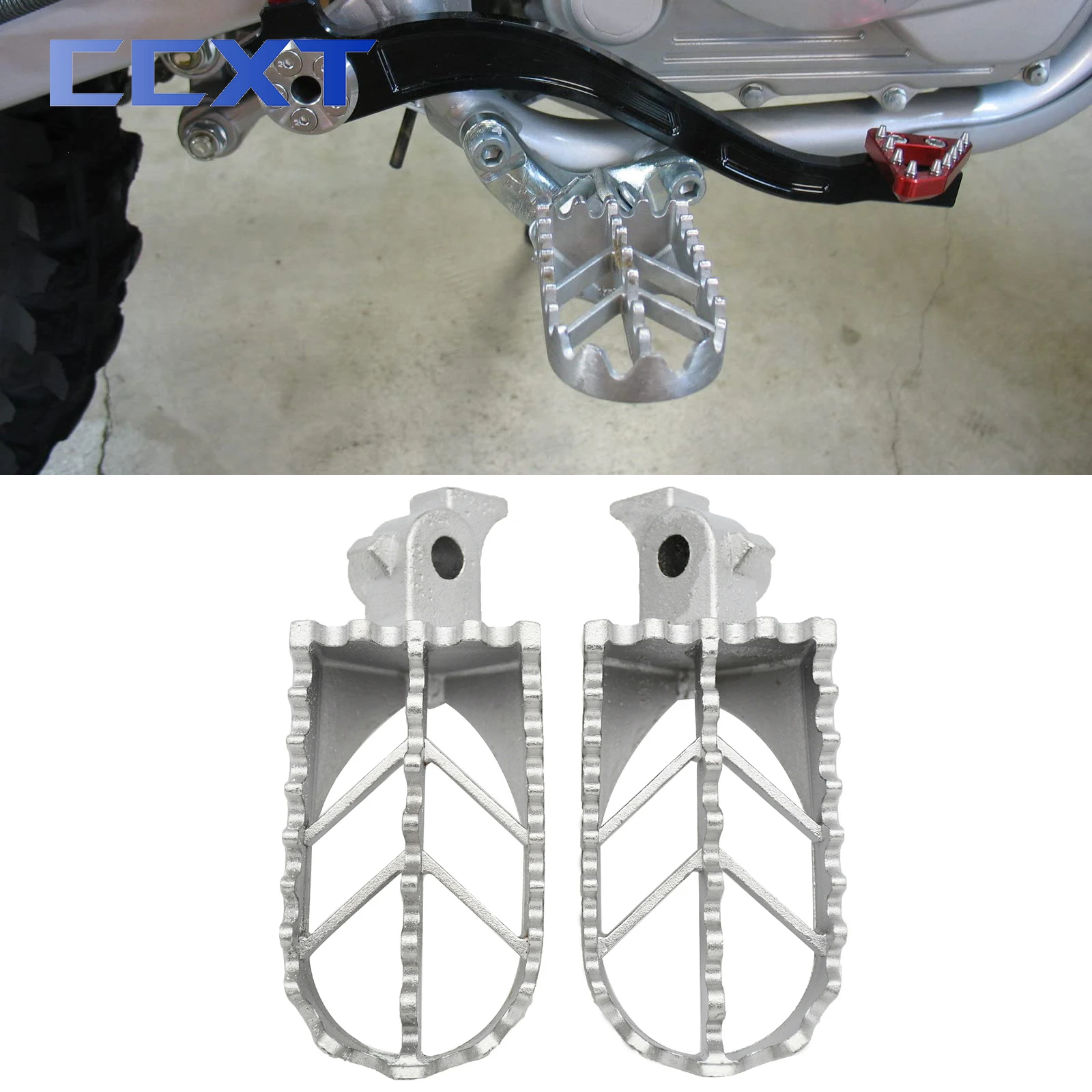 Foot Pegs Motorcycle Honda Crf | Stainless Steel Foot Rest Pegs ...