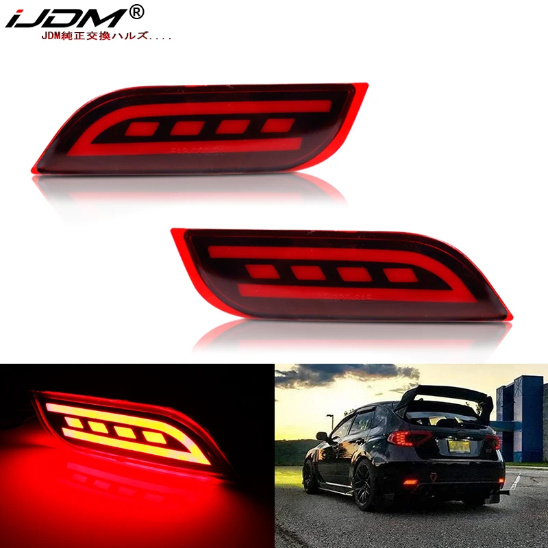 Ijdm Led Bumper Reflector Lights For Subaru Impreza Wrx Or Wrx Sti Xv ...