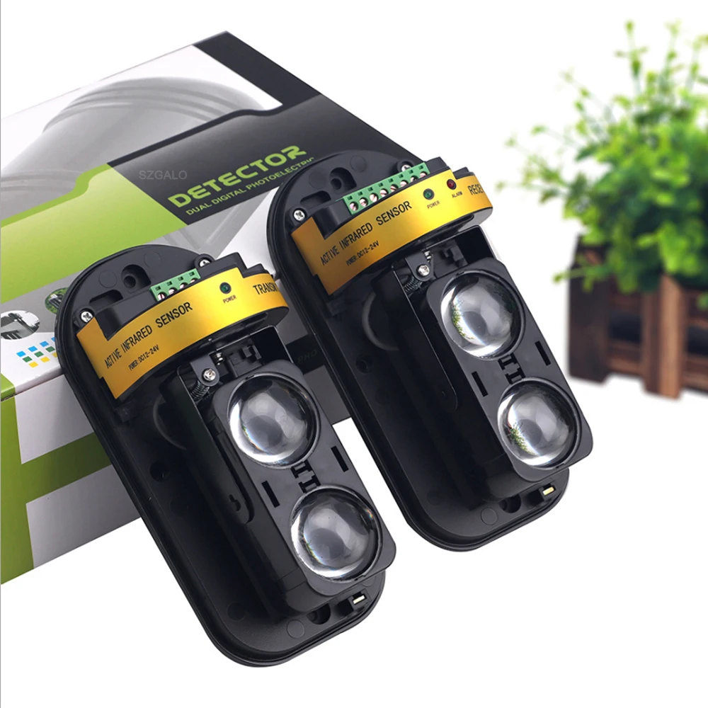 Relay Photoelectric Dual Beam Perimeter Fence Active Infrared Ir Sensor ...