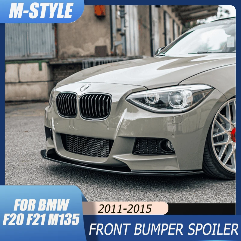 For Bmw 1 Series F20 F21 M135i Lci M Style Front Bumper Splitter Lip ...