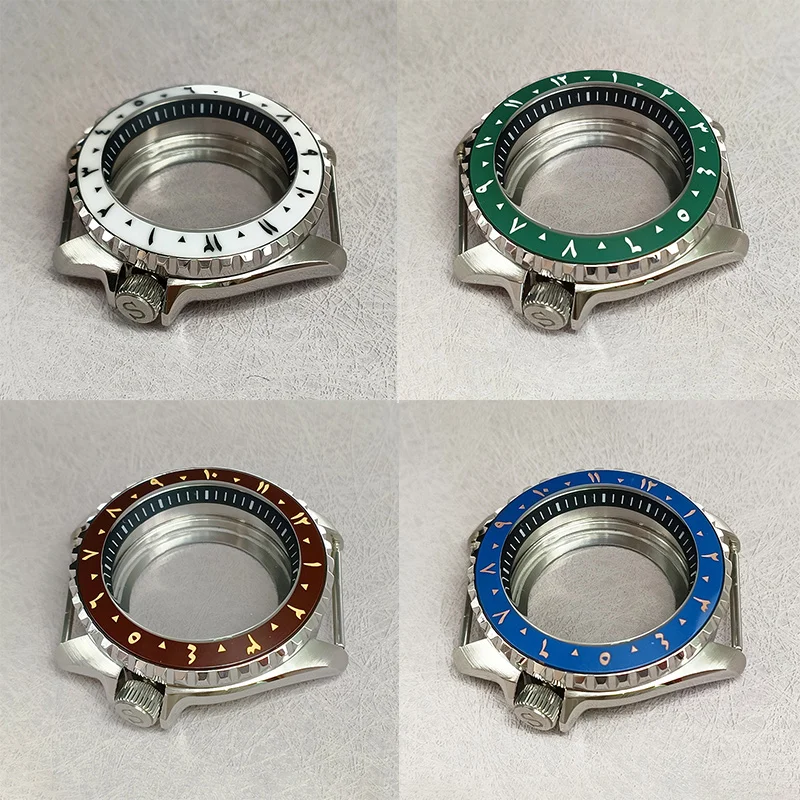 42mm NH35 Case Sapphire Crystal Glass Fit Mod Seiko SKX007 NH35 NH36 ...