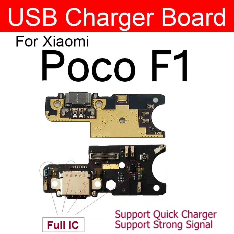 USB Charging Port Connector Board For Xiaomi Pocophone F1 Poco F1 ...