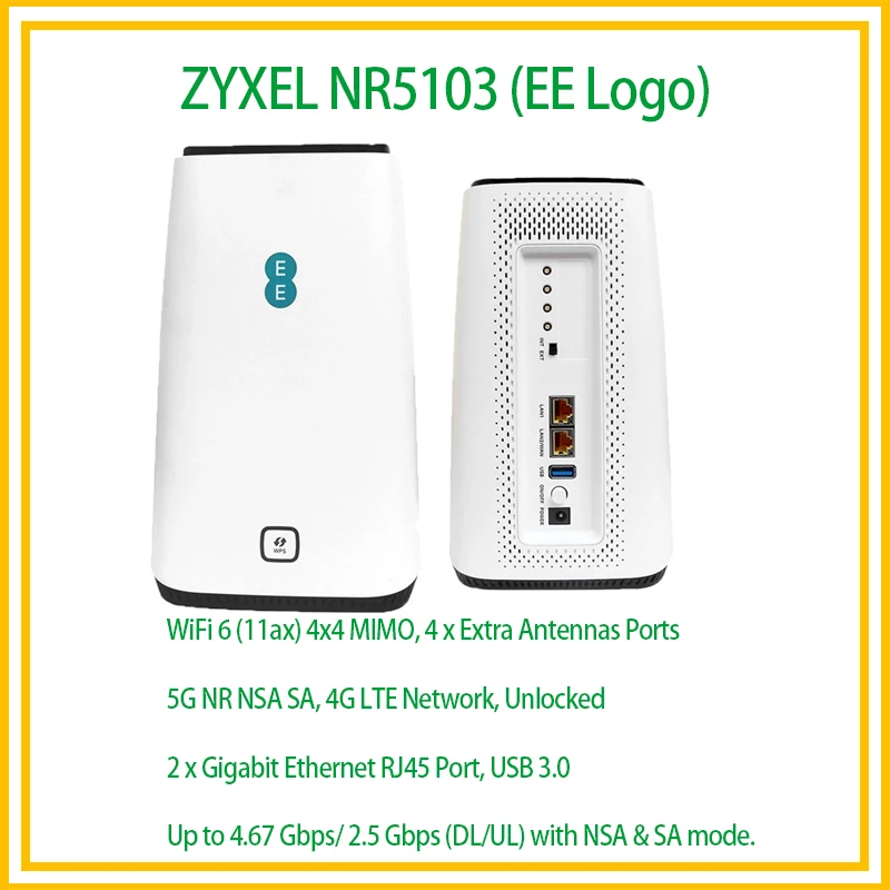 Zyxel-NR5103-5GEE-Wi-Fi-6-CPE-Router-Dual-Band-4x4-MIMO-5G-NR-Indoor ...